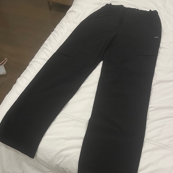 ALO Yoga | Pants & Jumpsuits | Alo Yoga Black Track Pants | Poshmark